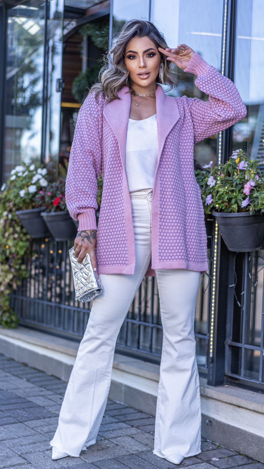 Max Cardigan Nayara - Fio de Minas Tricot